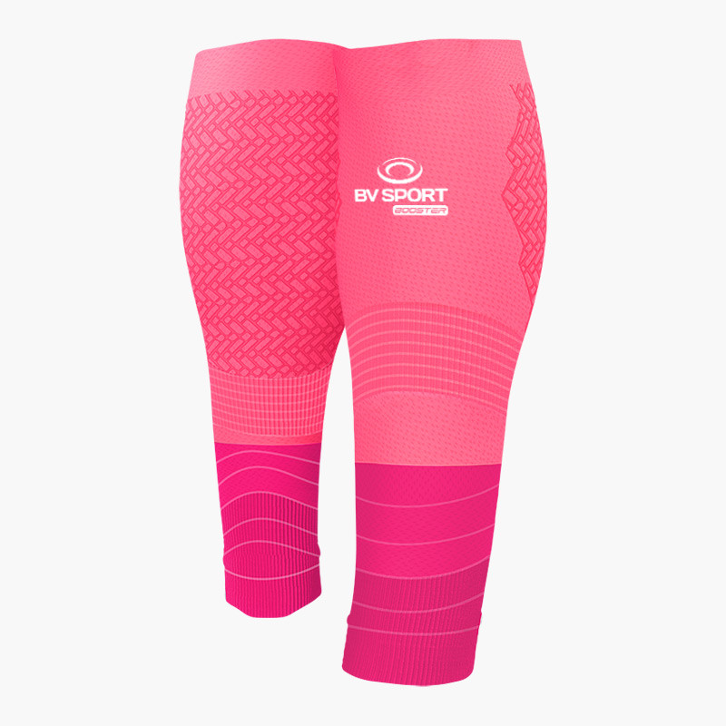Calf compression sleeve Booster EVOLUTION pink | BV SPORT