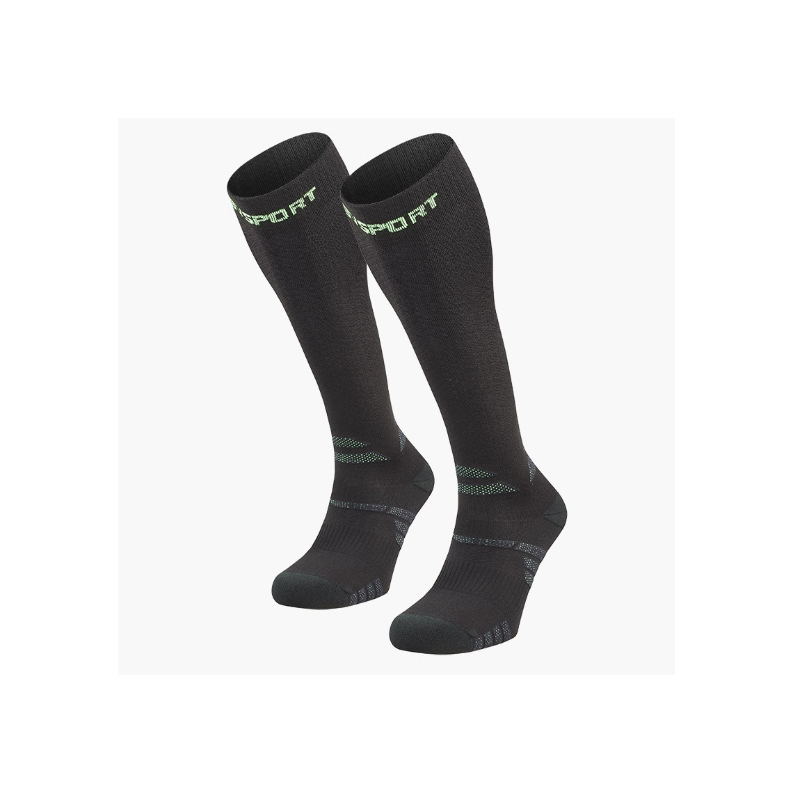 BV SPORT | Compression hiking socks Trek compression EVO black-green