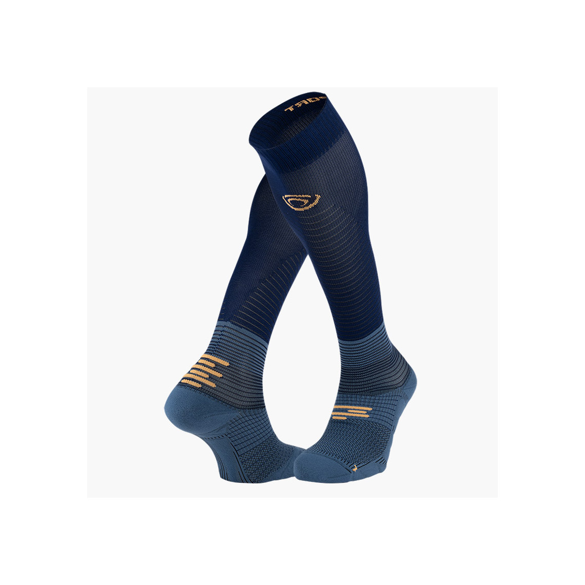 Blue Run marathon compression socks | Made in France